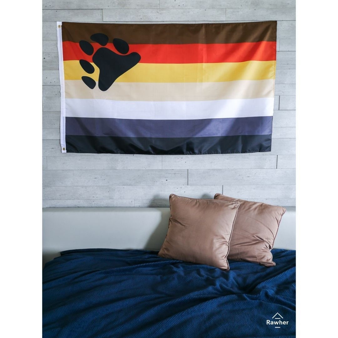 Large Pride Flag Bear Pride 3'x5' LGBTQ Flag - Etsy