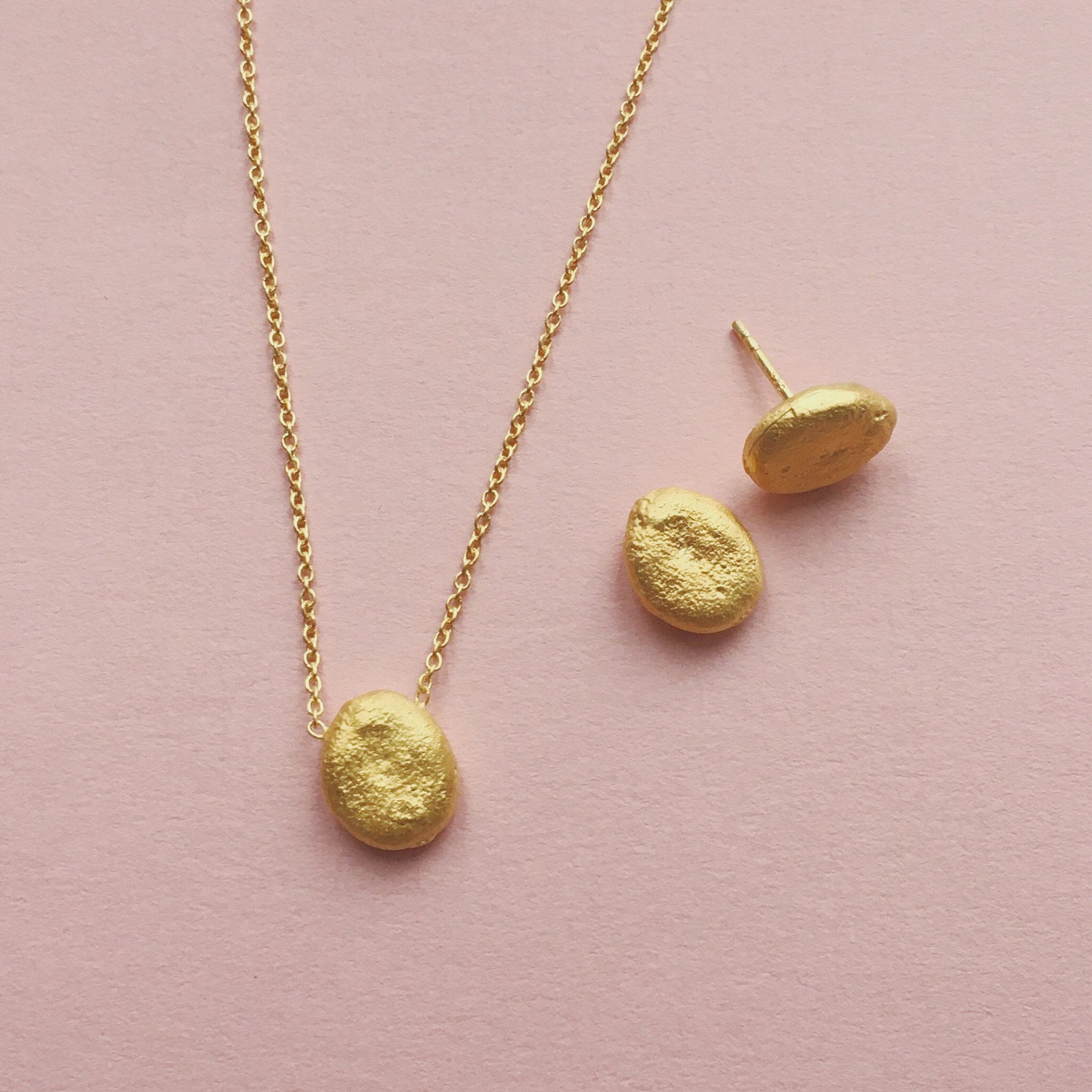 Charm Necklace Sterling Silver 18k Gold Plating Gift for - Etsy