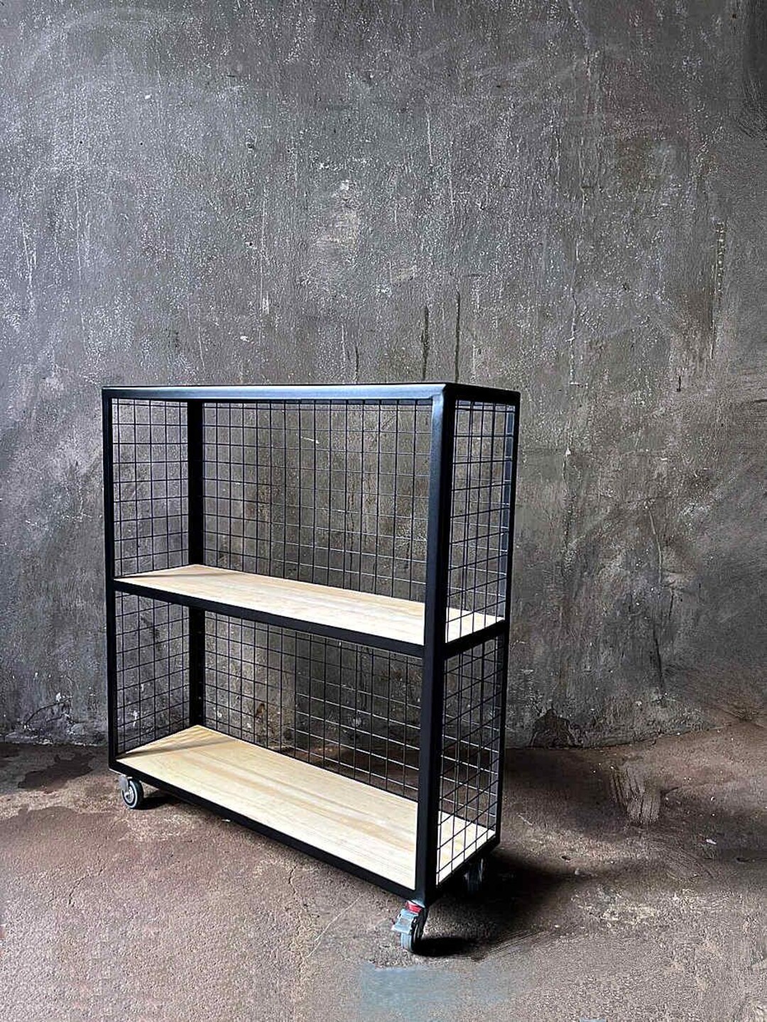 Custom-made Industrial Steel Shelving – Custom Steel Shelving – Books ...