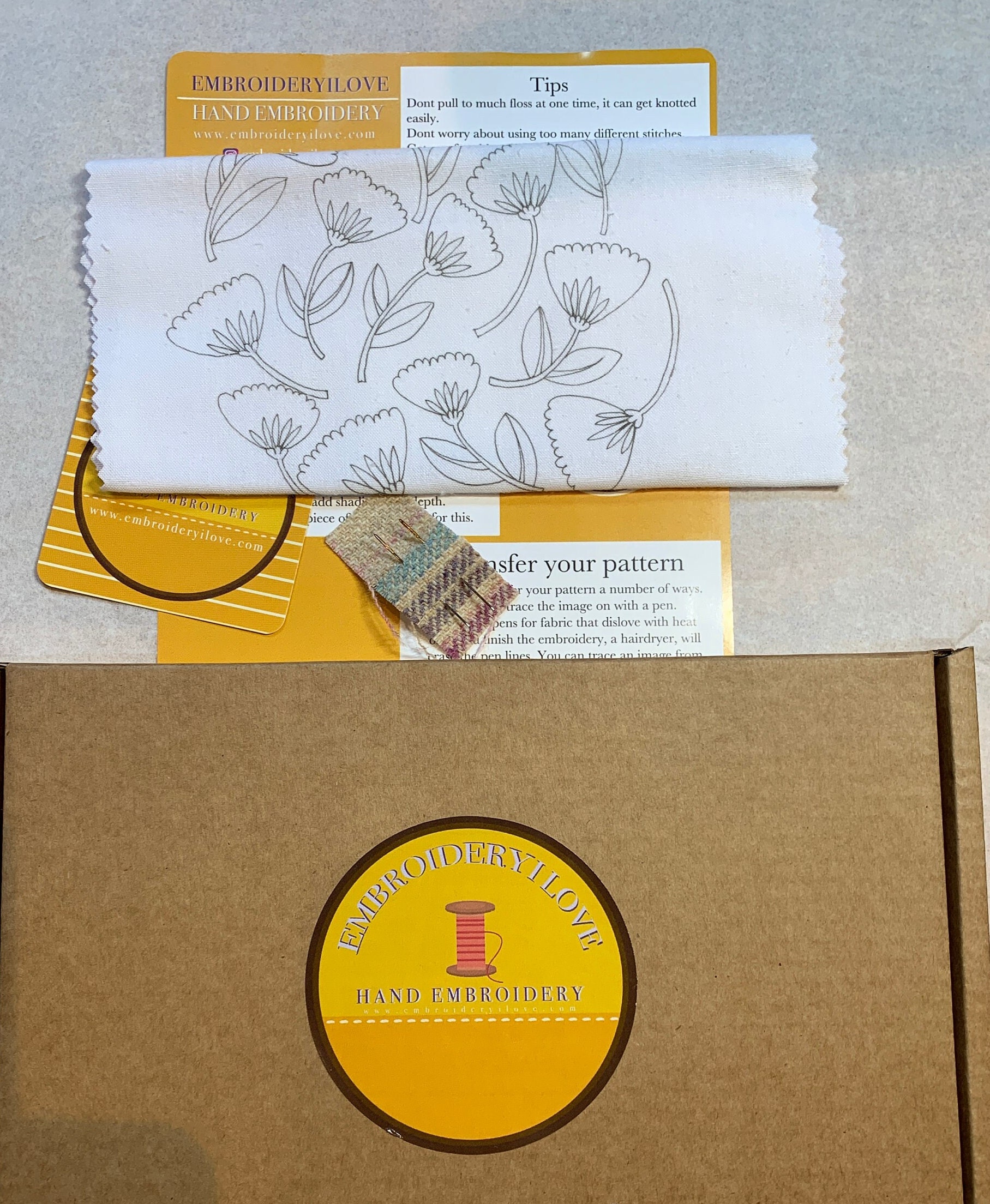 Spring Geese Hand Embroidery Full Embroidery Kit Blue Geese - Etsy