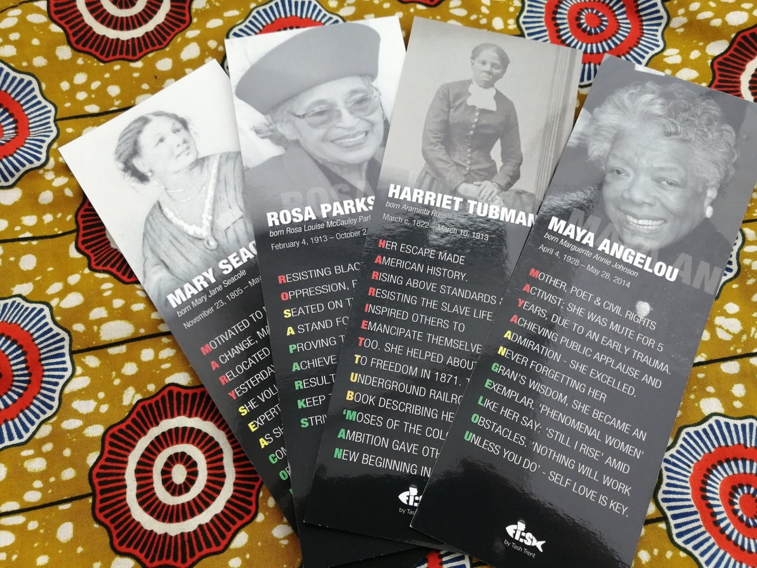 Black History Bookmarks Female Leaders Rosa Parks Mary - Etsy 日本