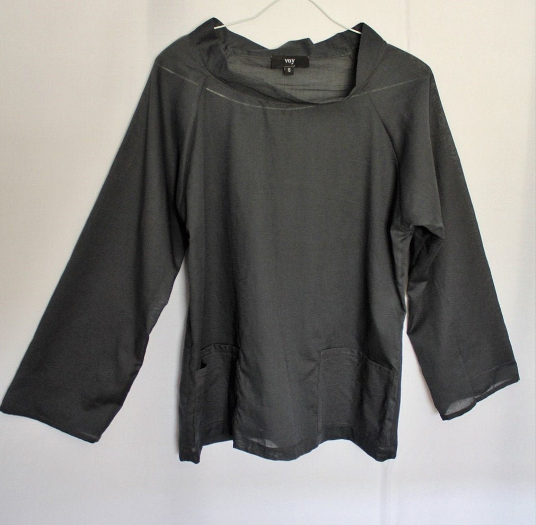 Cotton Artists Smock /fisherman's Smock / Cotton Smock / Cotton Tops ...