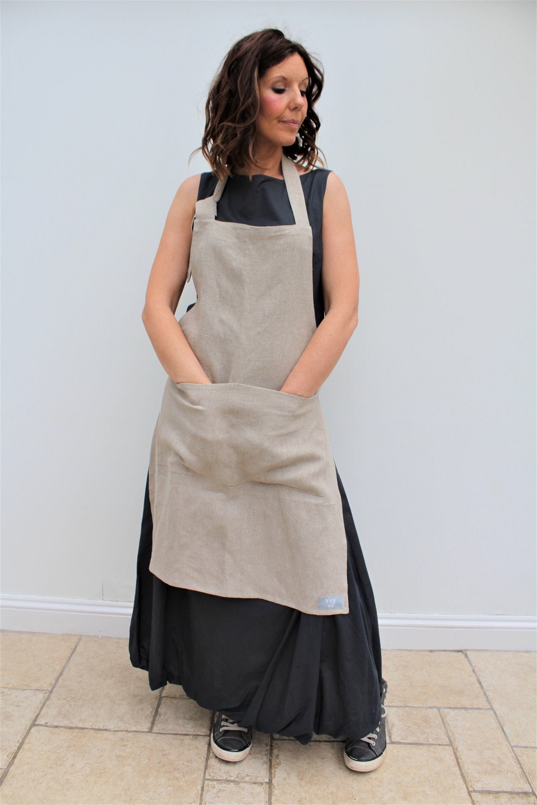 Linen Apron, Women's Apron, Full Aprons, Chef's Apron, Unisex Apron ...