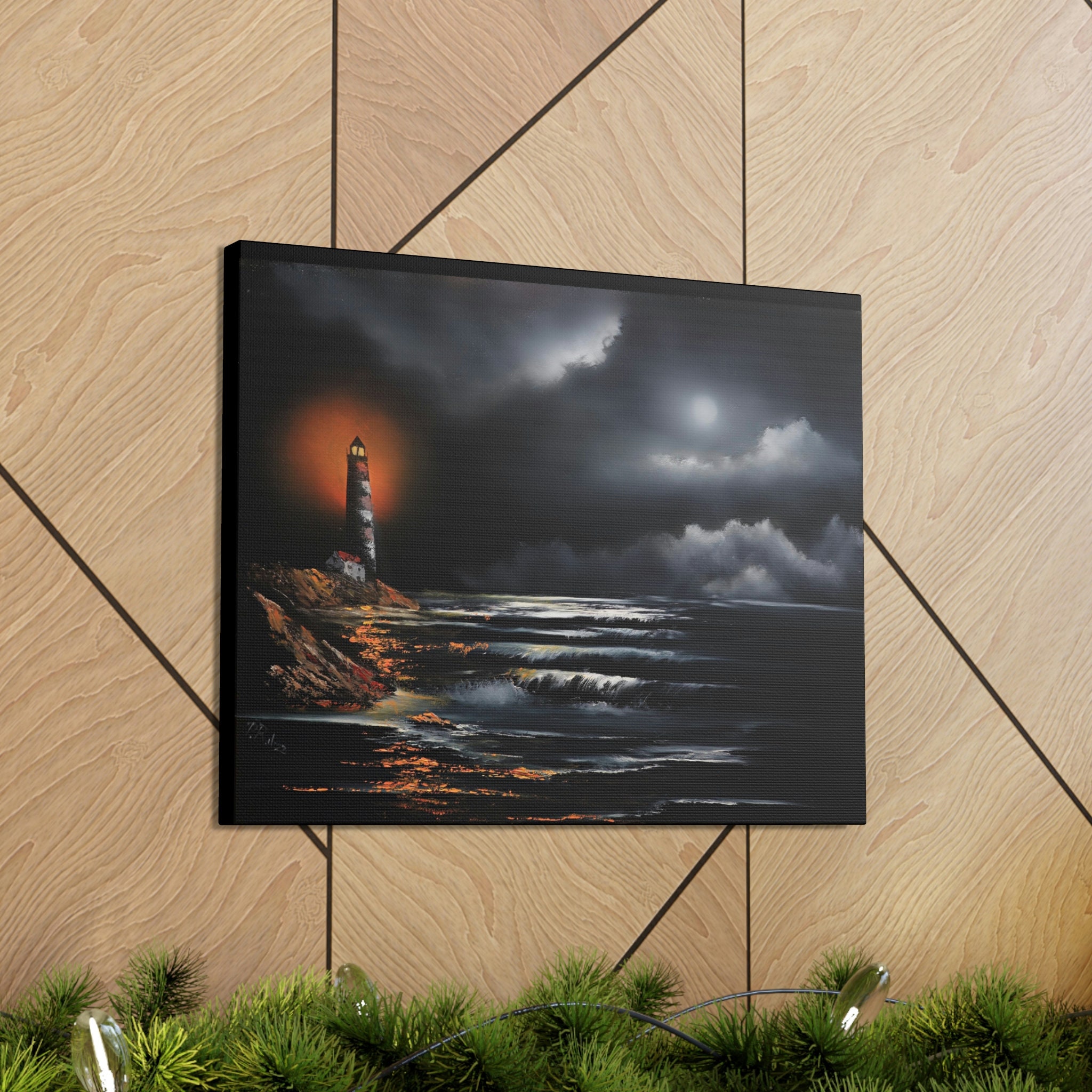 Bob Ross Lighthouse Painting
