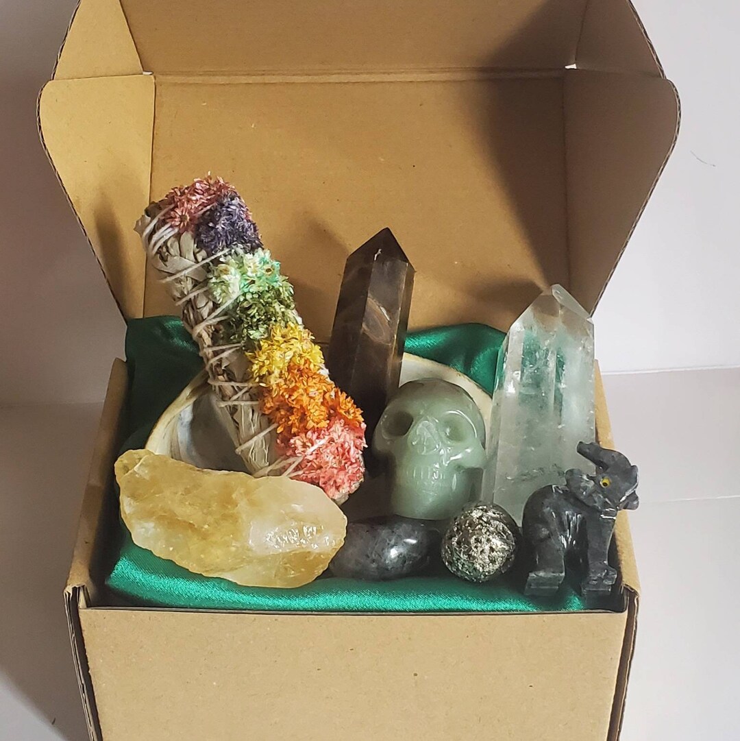Crystal Prosperity Box, Prosperity Bundle, Attract Abundance, Crystal ...