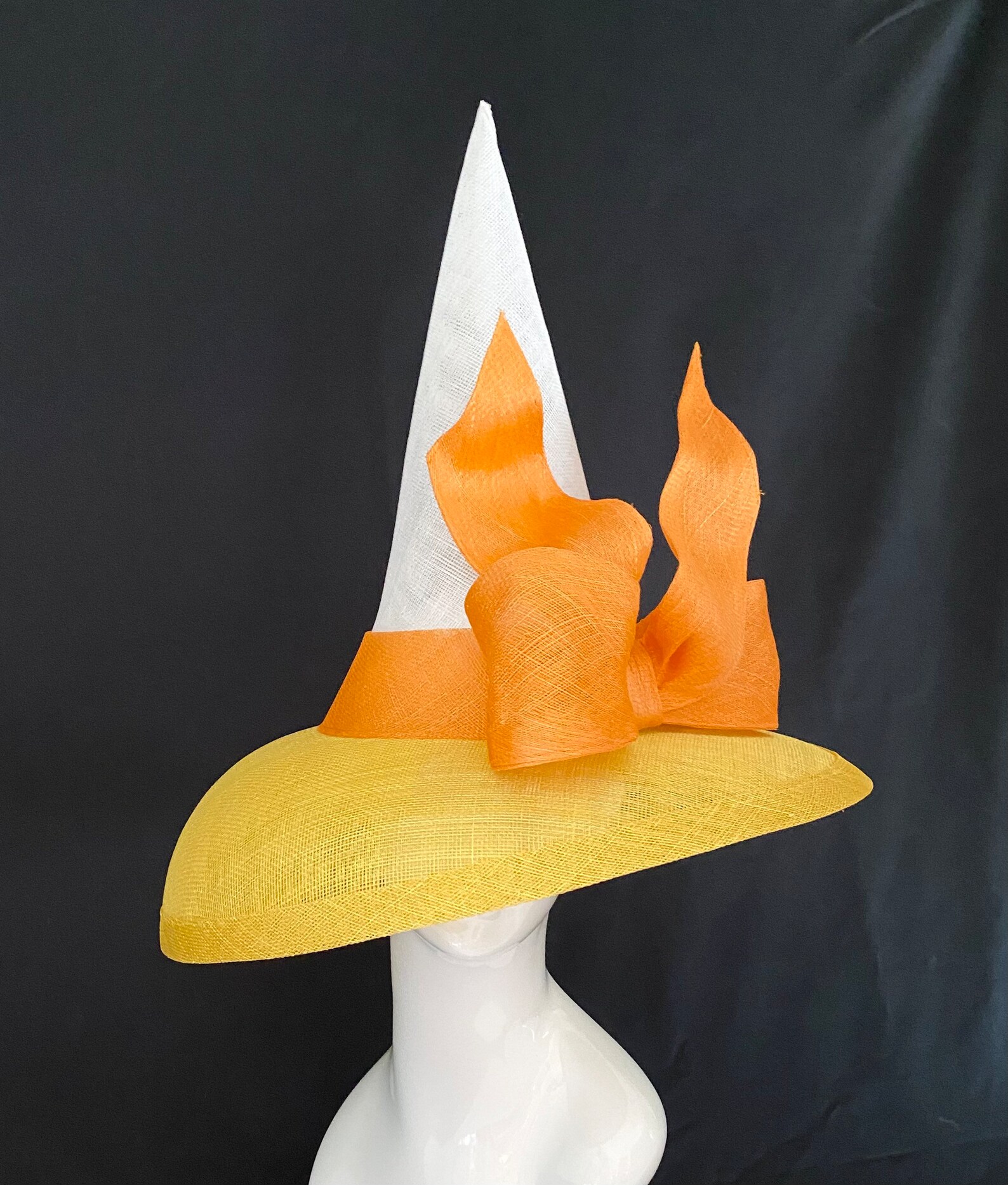 Candy Corn Witch Hat - Etsy