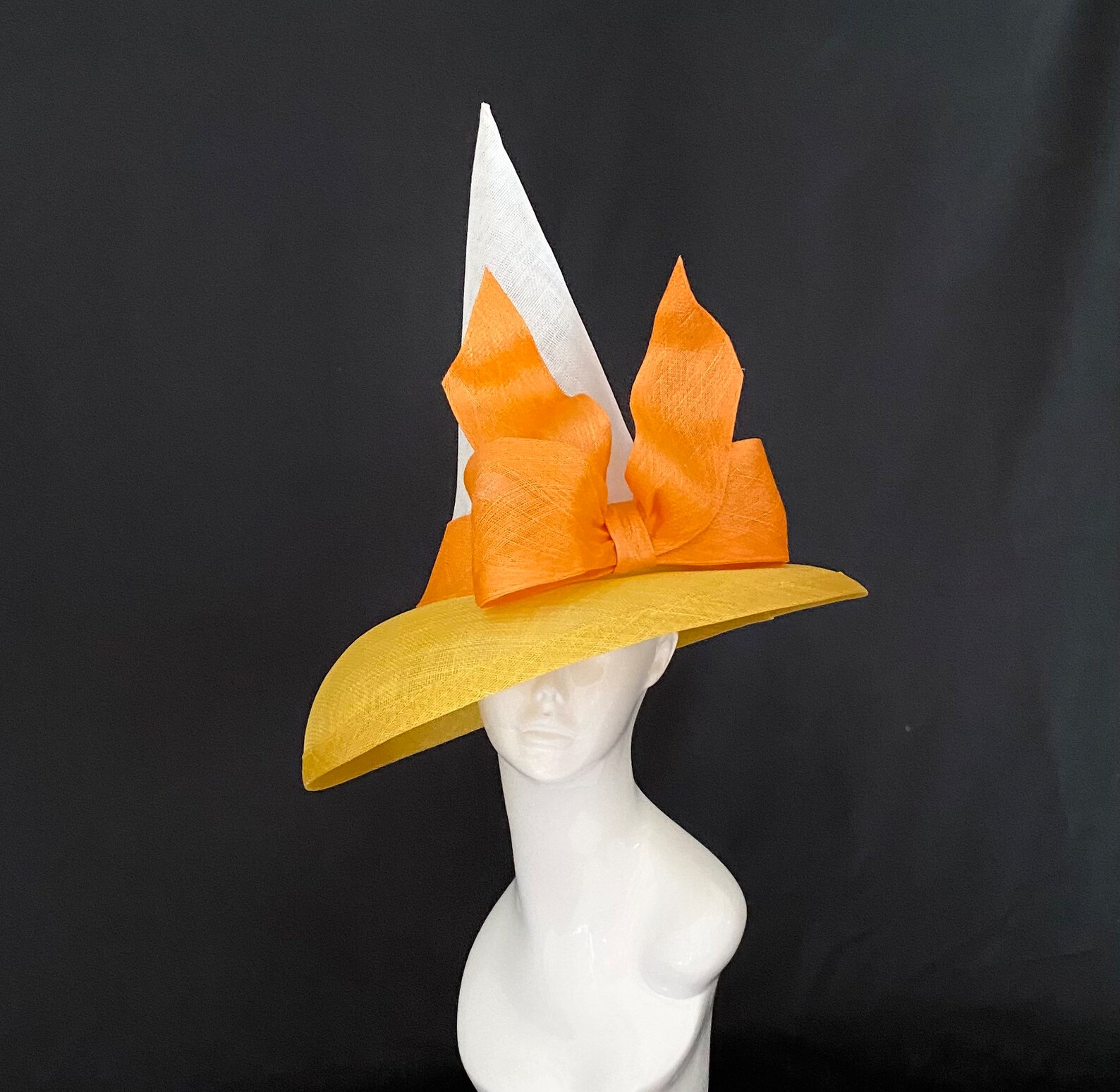 Candy Corn Witch Hat - Etsy