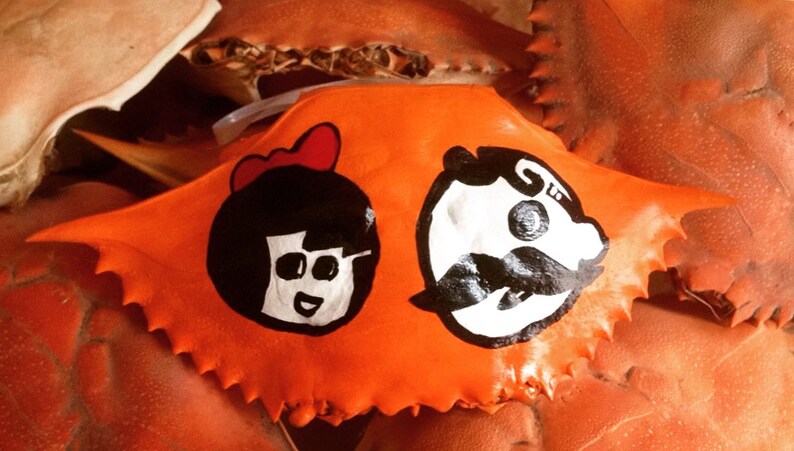 Natty Boh and the Utz Girl Handpainted Crab - Etsy