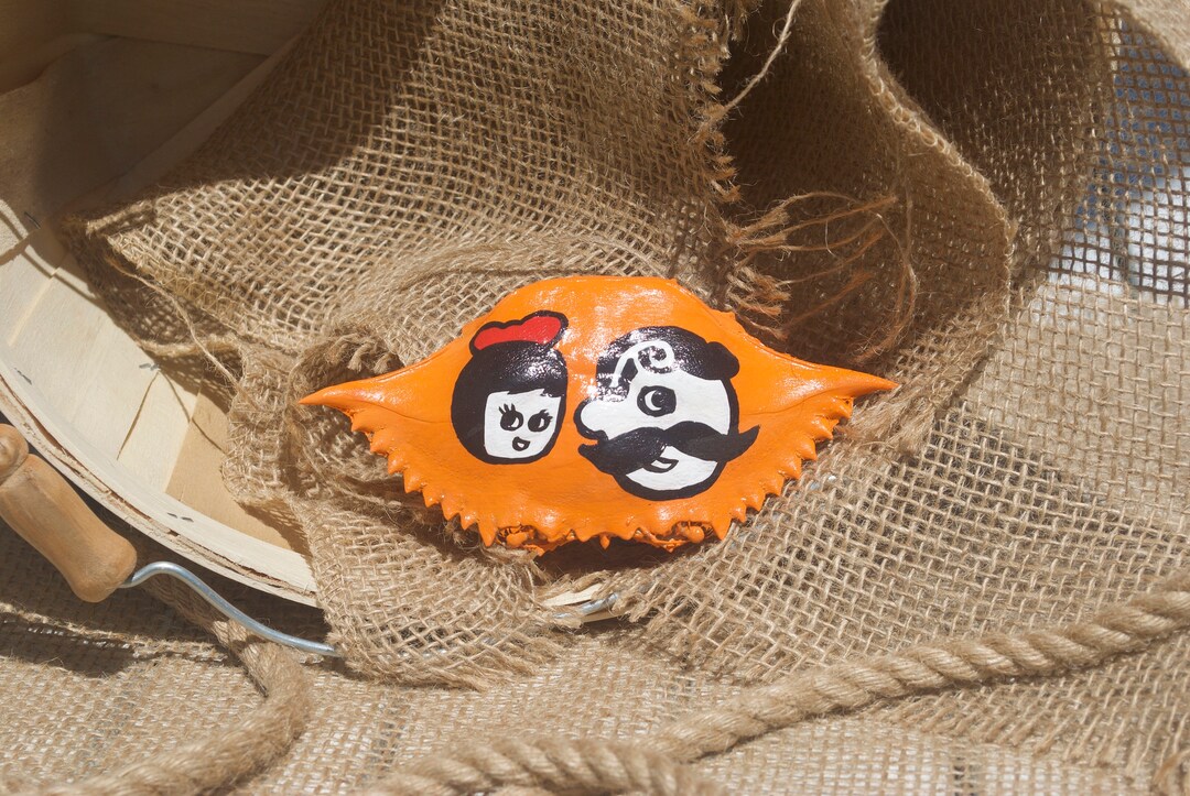 Natty Boh and the Utz Girl Handpainted Crab - Etsy