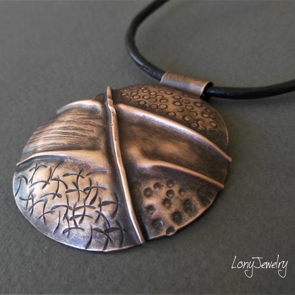 Fold Formed Pendant - Etsy