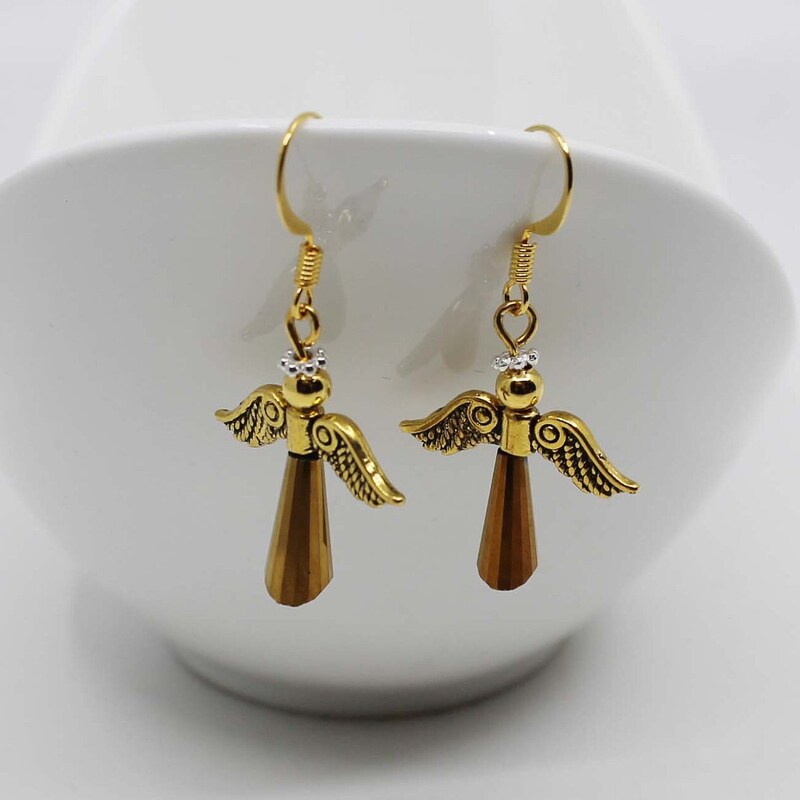 Angel Earrings - Etsy