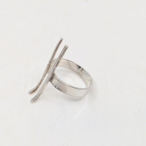 Silver Skis Ring,gift for Skier,ski Prize, Gift for Ski Enthusiast,one ...
