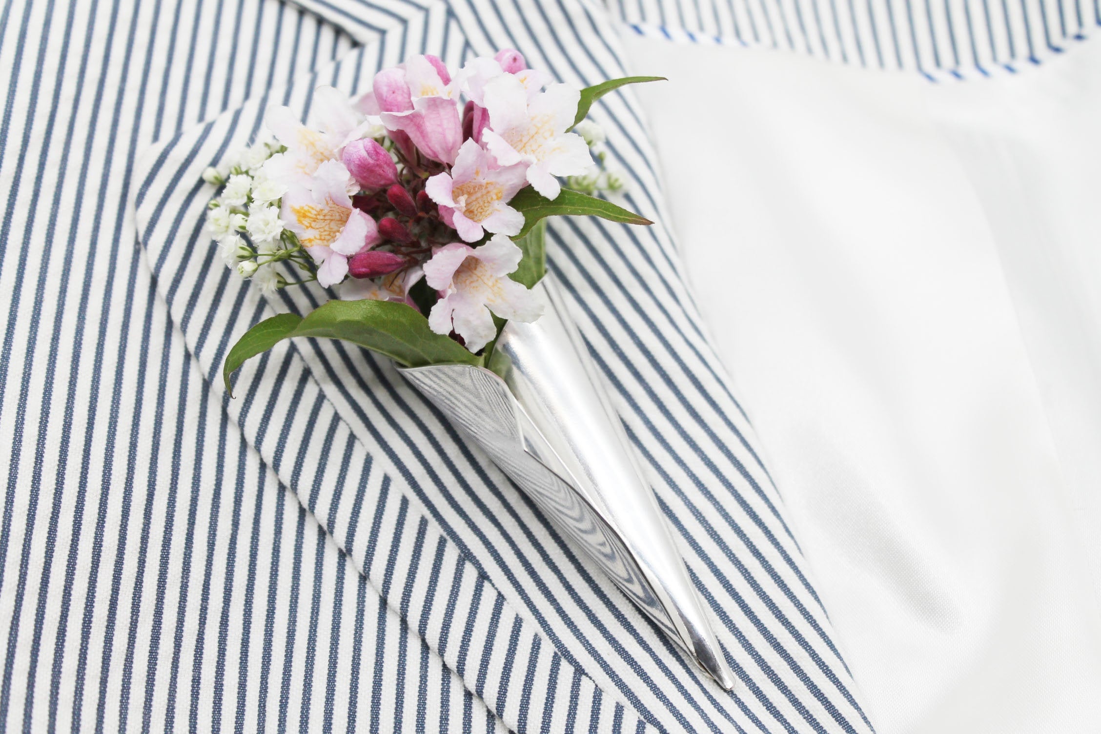 Sterling Silver Posy Holder, Tussie Mussie Brooch, Hallmarked Gift ...