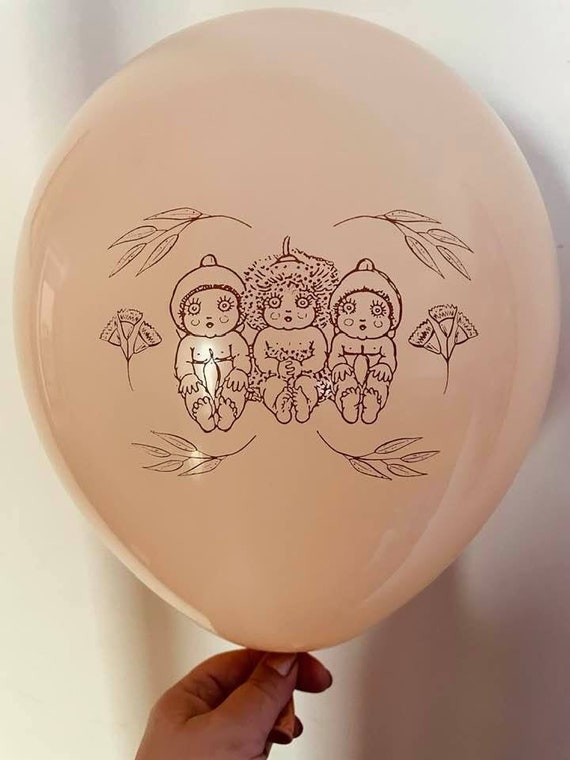Snugglepot and Cuddlepie Gumnut Babies PACK OF 6 Balloons - Etsy Australia