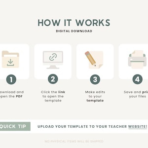 Classroom Newsletter Editable Templates, Back to School, Modern Boho ...
