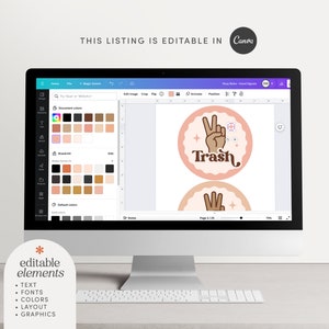 Classroom Hand Signals Poster Display, Editable in Canva, Boho Pink ...