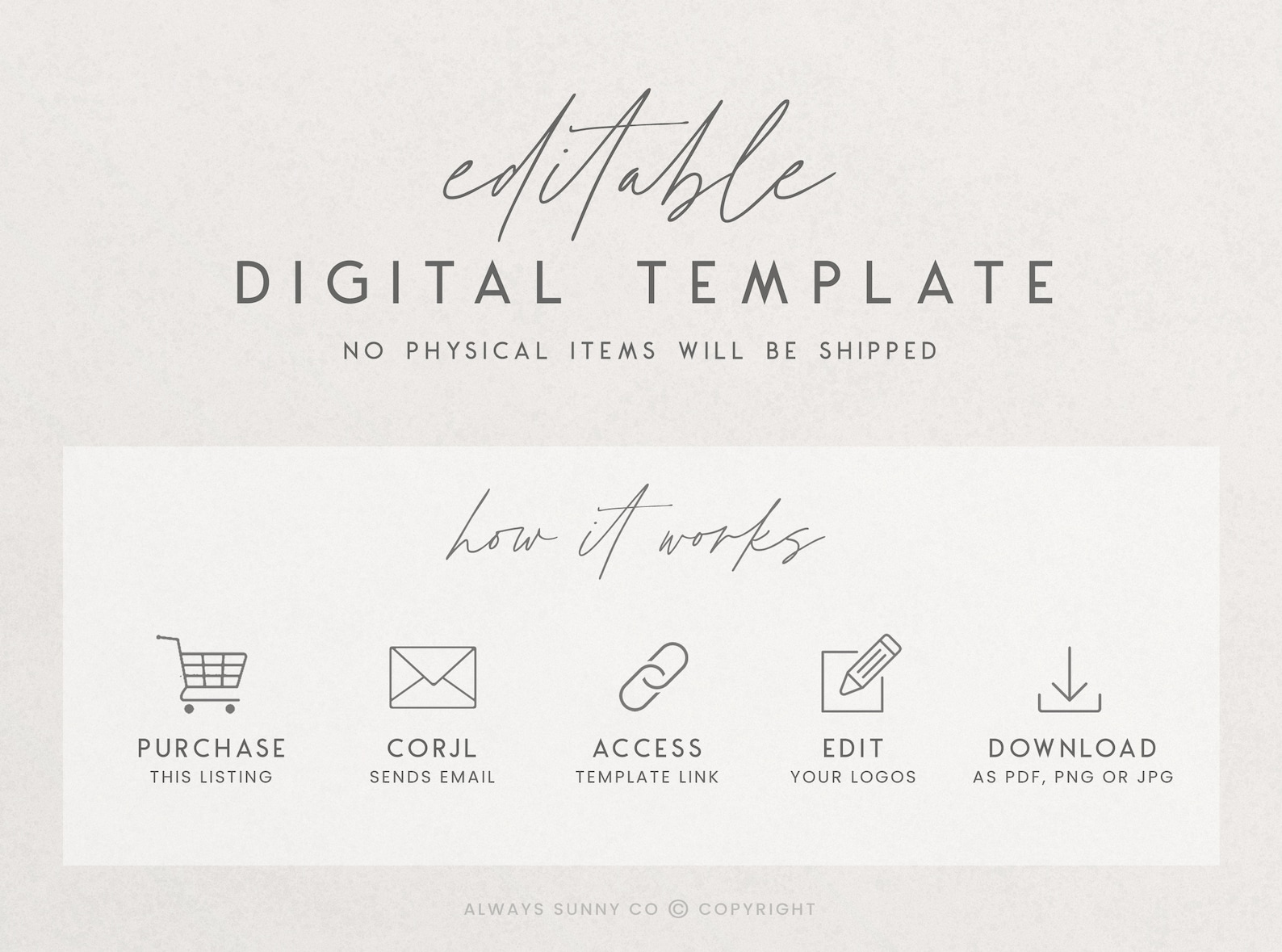 Editable Logo Design, DIY Circle Logo, Photography Logo Template ...