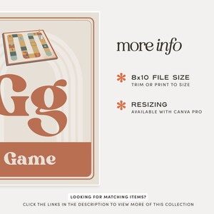 Alphabet Classroom Editable Posters, Letter Templates, Boho Canva ...