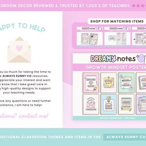 Classroom Hand Signals Poster Display, Editable in Canva, Pastel ...