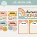 Editable Classroom Job Display, Modern Cute Classroom Decor, Canva ...