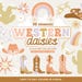 Western Daisies Clip Art Svgs, Pngs, EPS, AI Files, Cowboy Hat, Boots ...