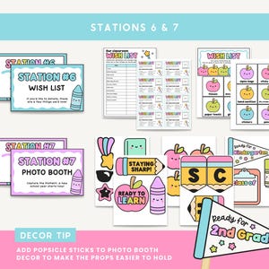 Back to School Open House Bundle | Editable Meet the Teacher Station ...