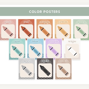 Classroom Shapes and Colors Printable Display, Editable in Canva ...
