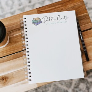 Editable Logo Design, DIY Canva Tutoring Signature Logo, School ...