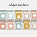 Classroom Shapes and Colors Printable Display, Editable in Canva ...