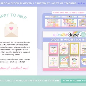 Editable Number Line for Classroom | Colorful Wonder Daze Math Wall ...
