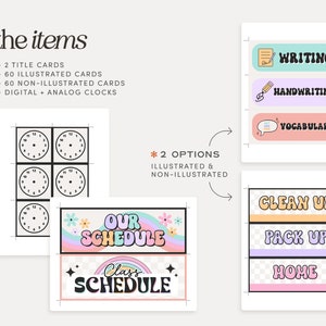 Classroom Schedule, Editable Classroom Printables, School Timetable ...