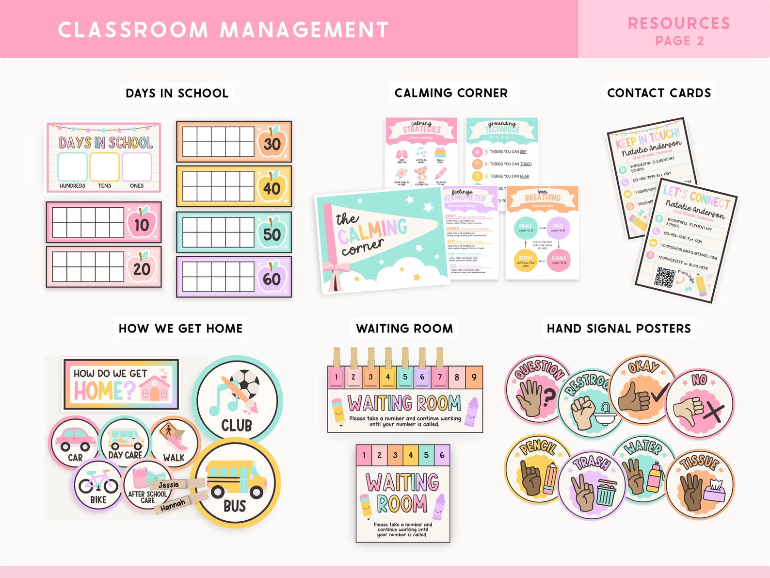 Editable Classroom Smart Pastels Complete Collection Printable Bundle ...