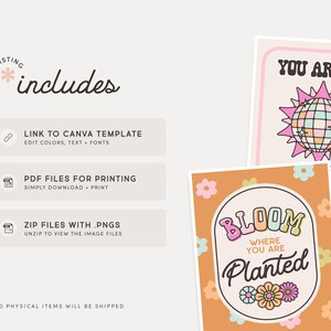 Growth Mindset Editable Classroom Printable Posters, Desert Bright ...