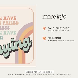 Growth Mindset Editable Classroom Printable Posters Groovy - Etsy