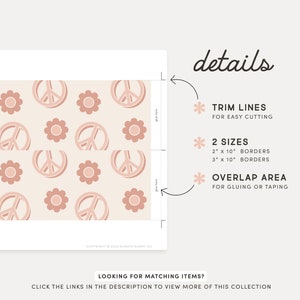 Classroom Bulletin Board Borders, Editable Canva Templates, Groovy ...