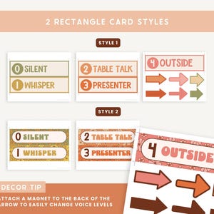 Voice Level Chart Classroom Printable Display, Editable in Canva ...