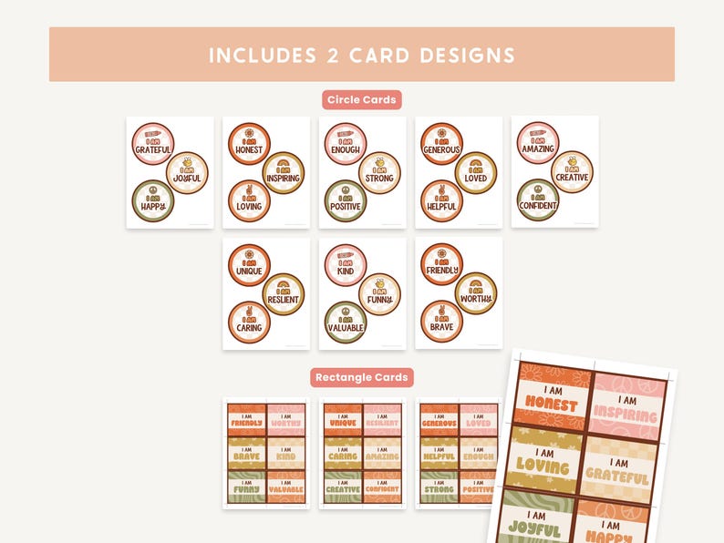 Classroom Affirmation Station Display, Retro Groovy Classroom Decor ...