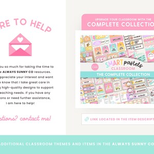 Classroom Word Wall Display, Editable Pastel Canva Templates, Bright ...