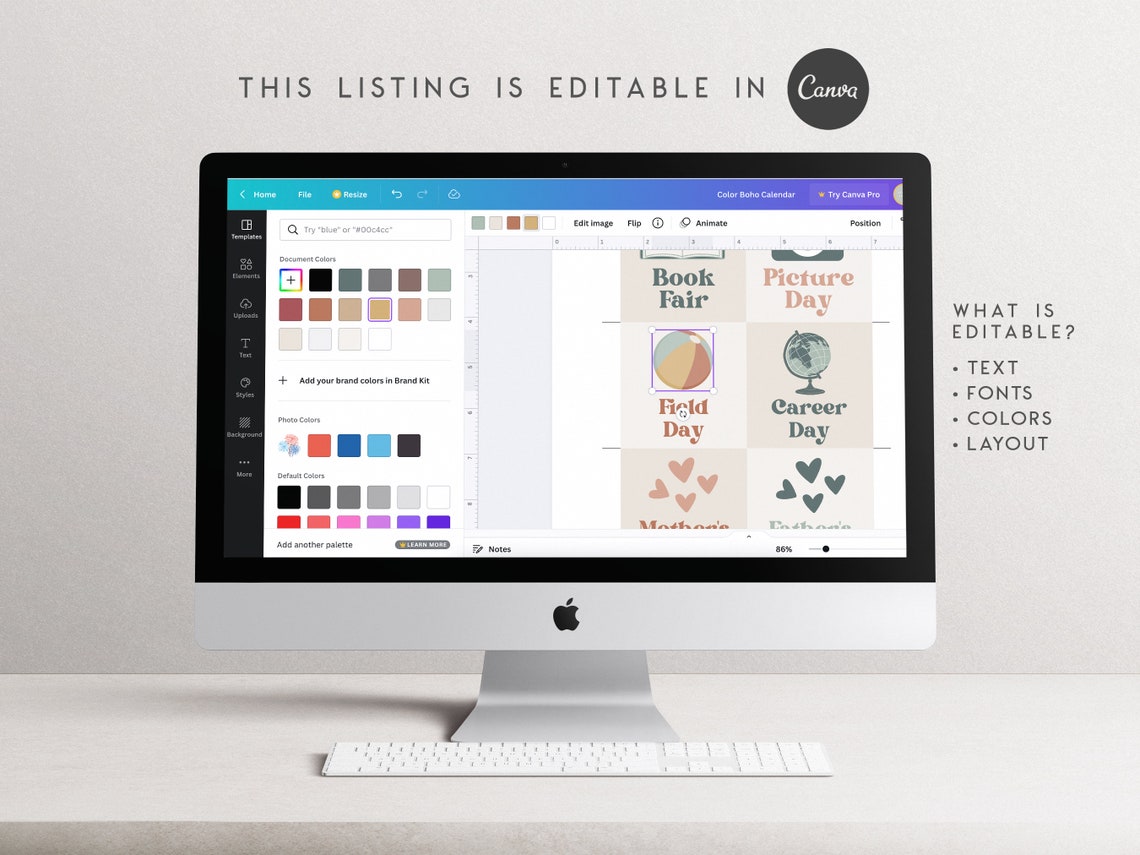 Classroom Calendar Display and Weather Station Editable - Etsy