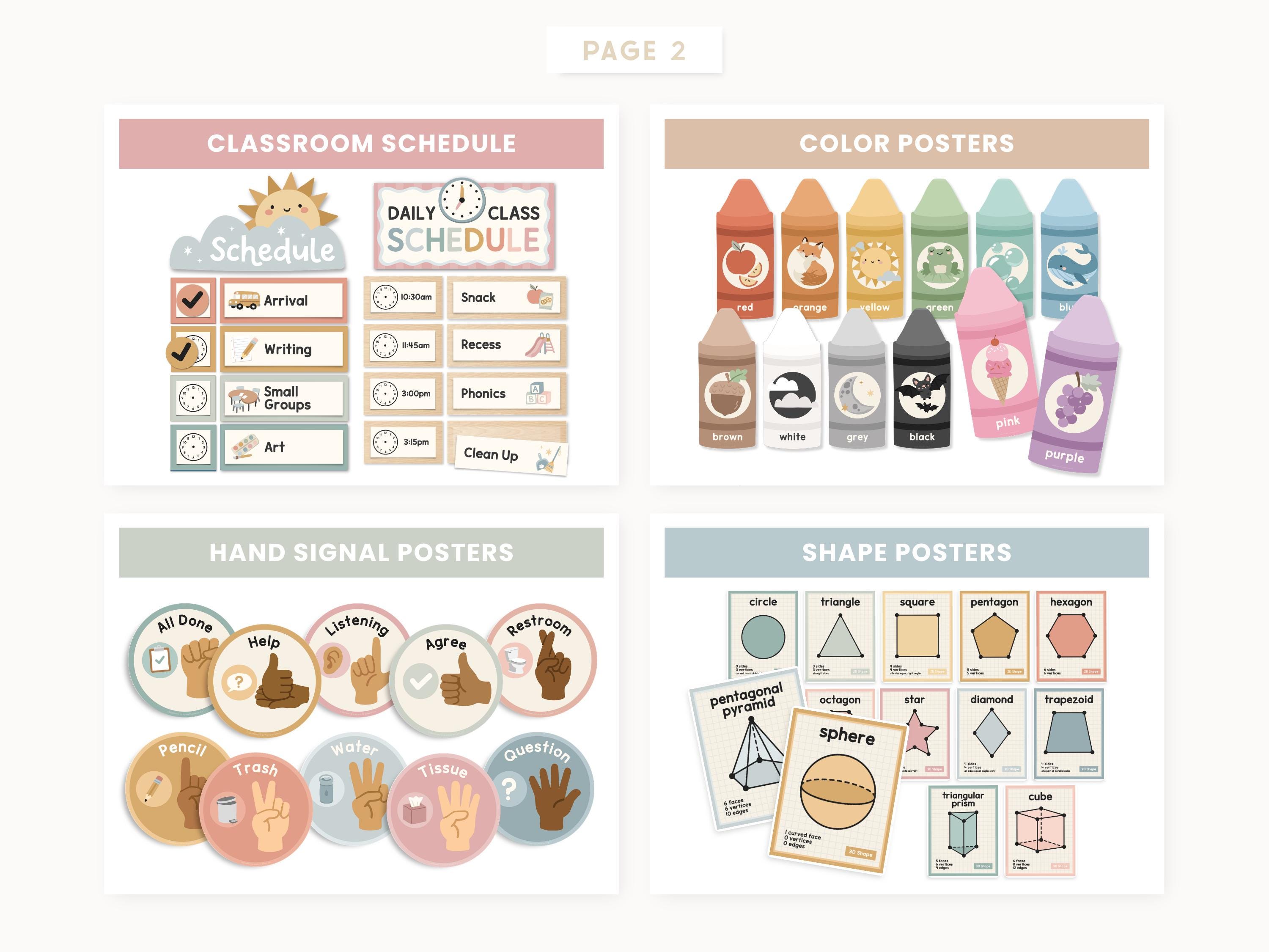 Editable Classroom Decor GROWING Printable Bundle | Elementary Posters ...