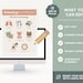 Calming Corner Editable Classroom Printables, Modern Boho Canva ...