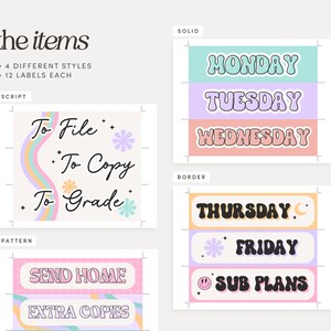 Classroom Rolling Trolley Cart Labels, Editable Teacher Drawer Filing ...