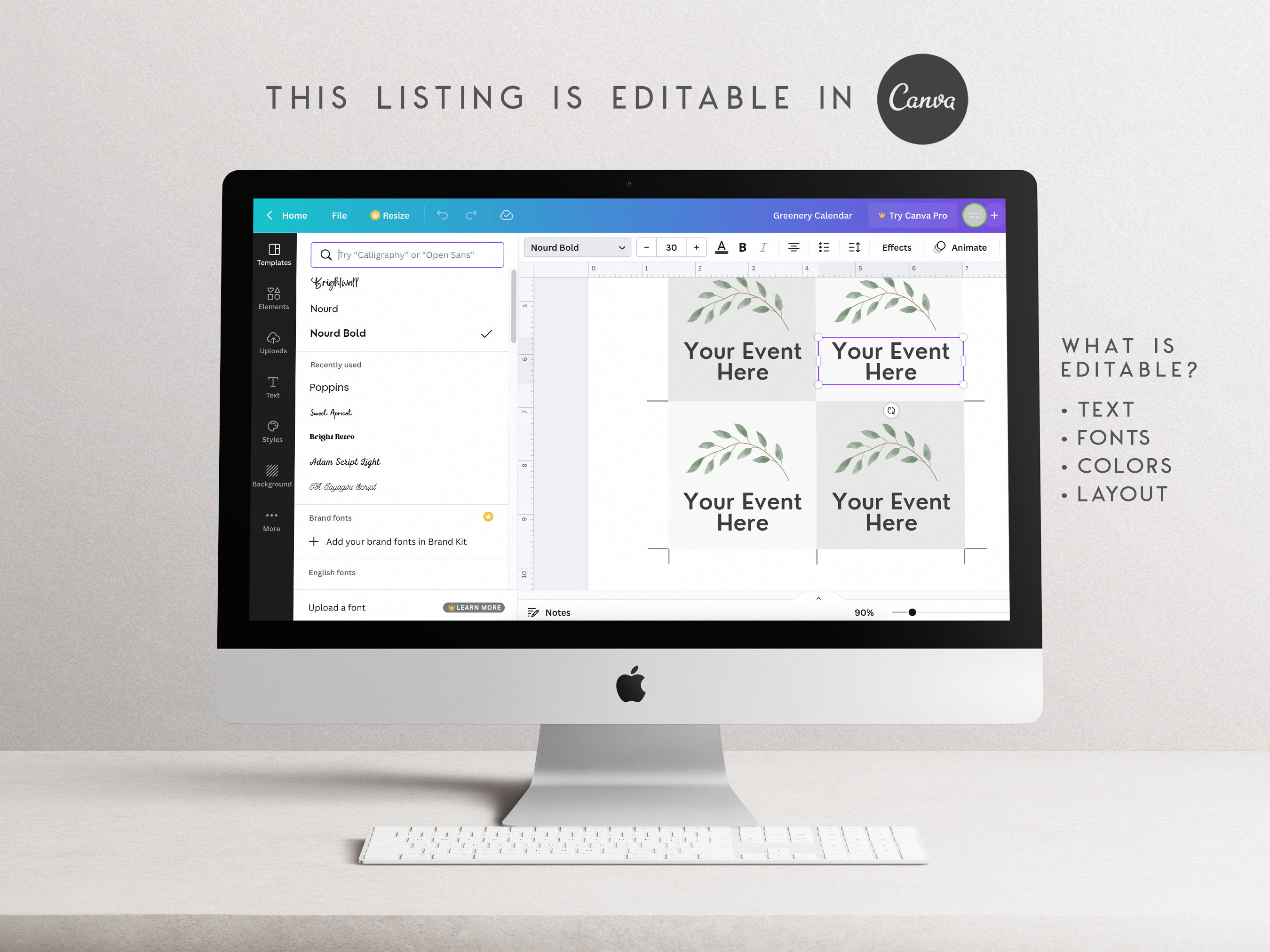 Classroom Calendar Display and Weather Station Editable - Etsy
