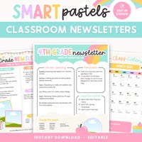 BOHO Editable Newsletters - Etsy