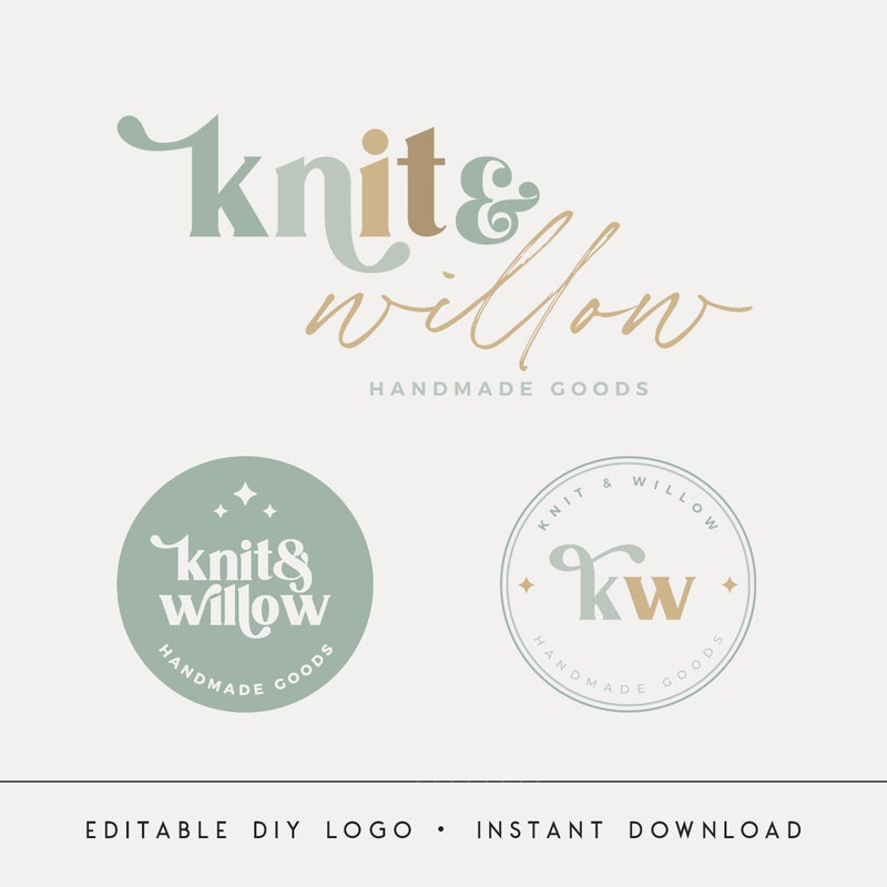 Knitting Logo - Etsy