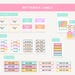 Classroom Labels Editable Templates, Bright Pastels Classroom ...