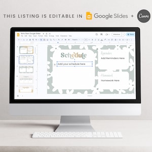 Boho Classroom Google Slides and Canva Editable Presentation Templates ...