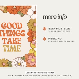 Growth Mindset Editable Classroom Printable Posters, Retro Sunshine ...