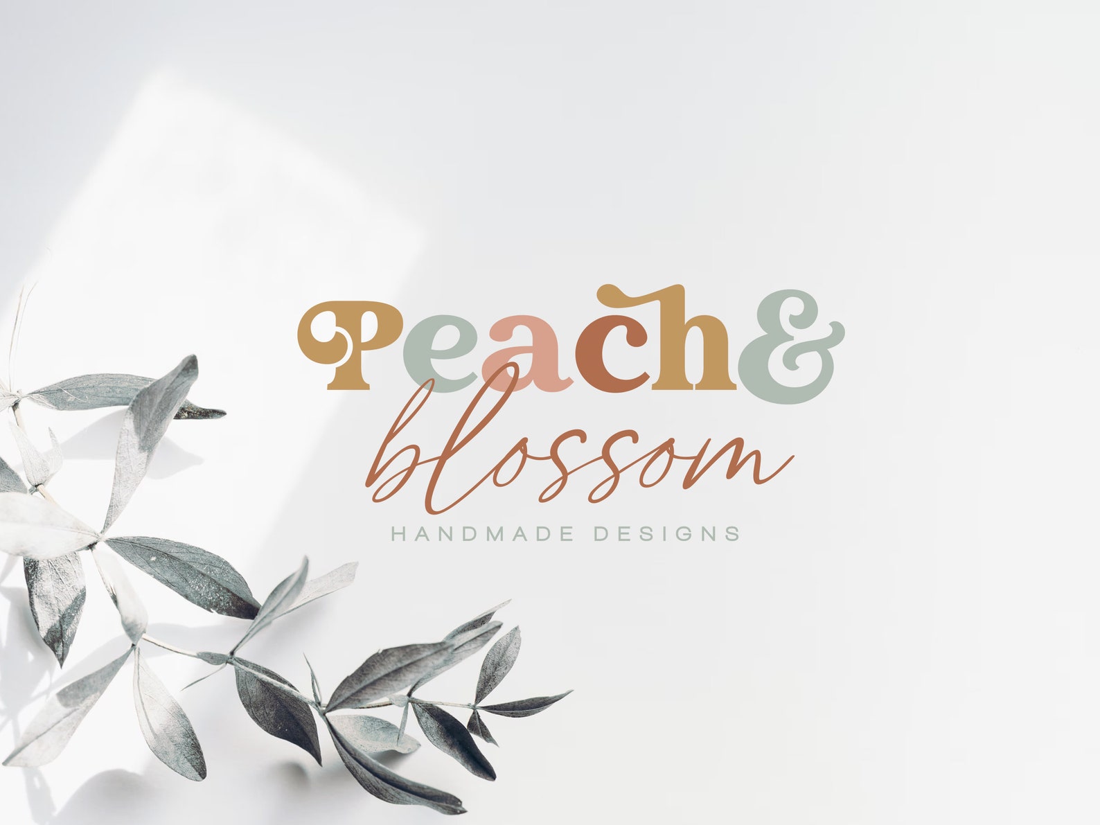 Editable Logo Design DIY Modern Boho Logo Elegant Logo - Etsy