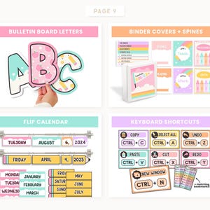 Editable Classroom Smart Pastels Complete Collection Printable Bundle ...